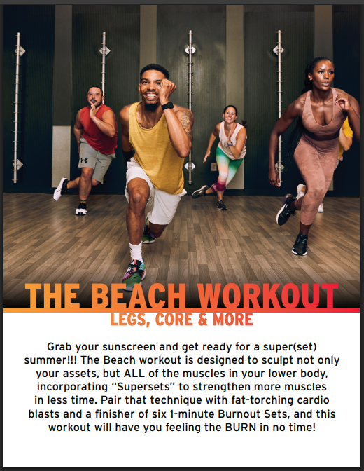 The Beach Workout (Legs, Core & More) – Crunch Fitness - Fit Fusion